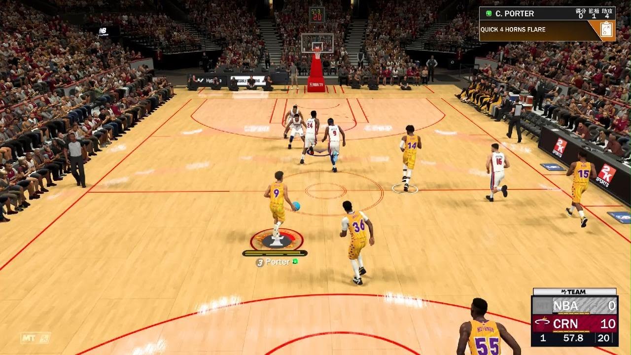 NBA 2K24_木桶3pts test - YouTube