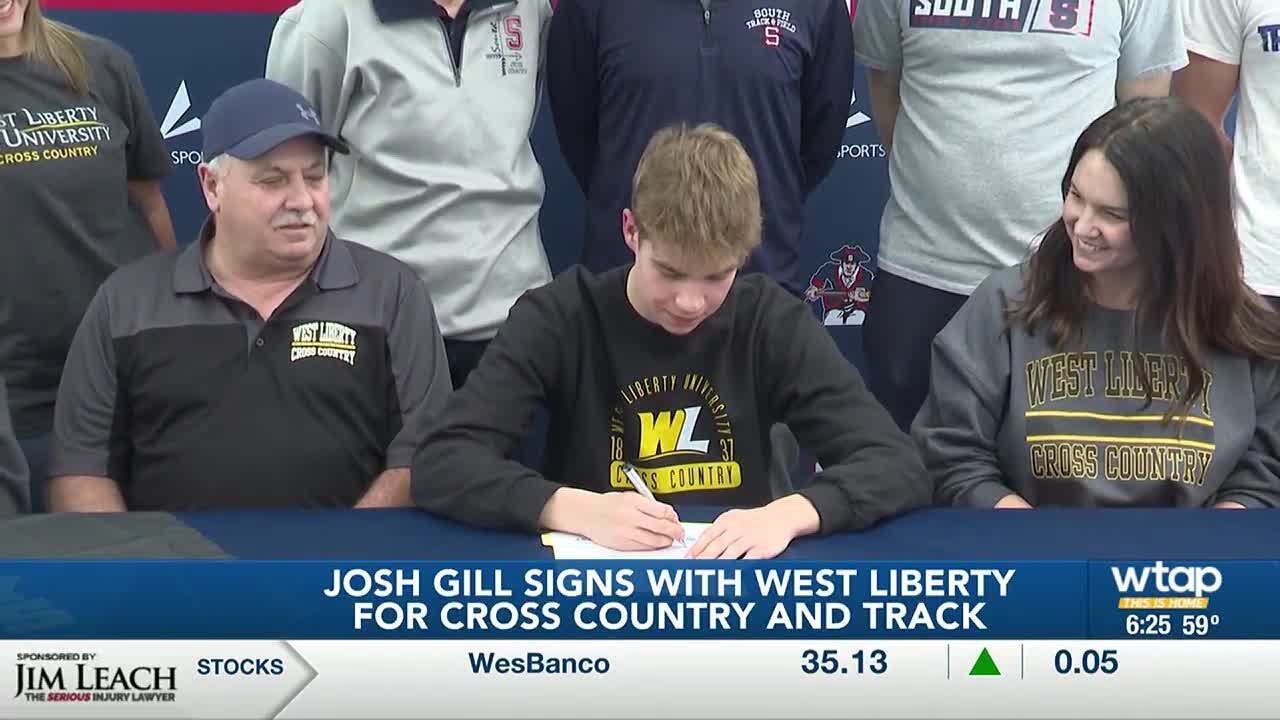 Josh Gill going to West Liberty for cross country and track - YouTube