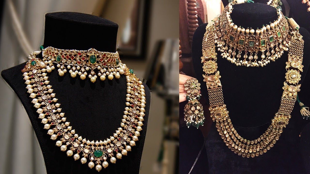 Traditional Kundan Jewellery Designs - YouTube