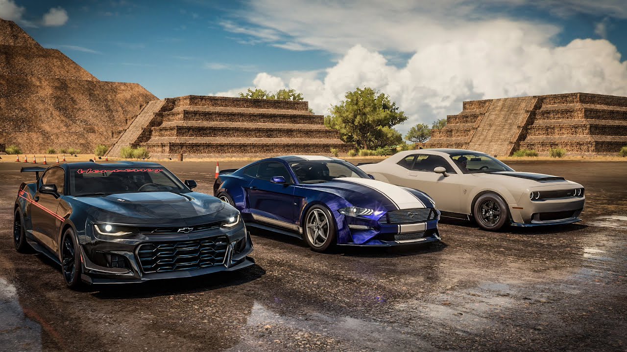 Forza Horizon 5 Drag Race: Hennessey Exorcist vs Mustang Deberti Design ...