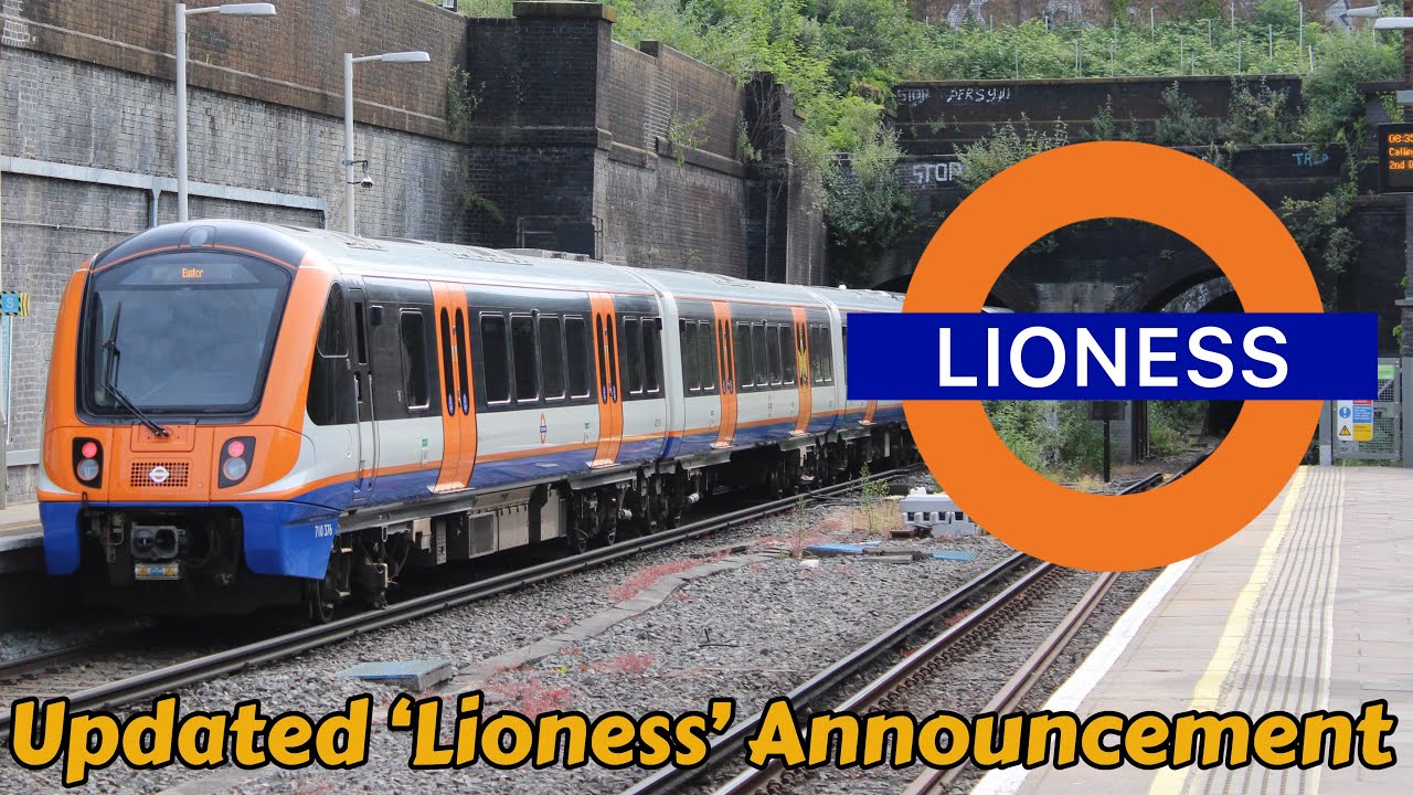 Updated London Overground ‘Lioness’ line announcements (2025) - YouTube