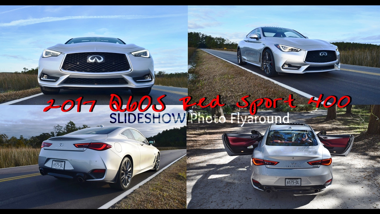 SLIDESHOW - 2017 Infiniti Q60S Red Sport 400 in 70 Original Photos ...
