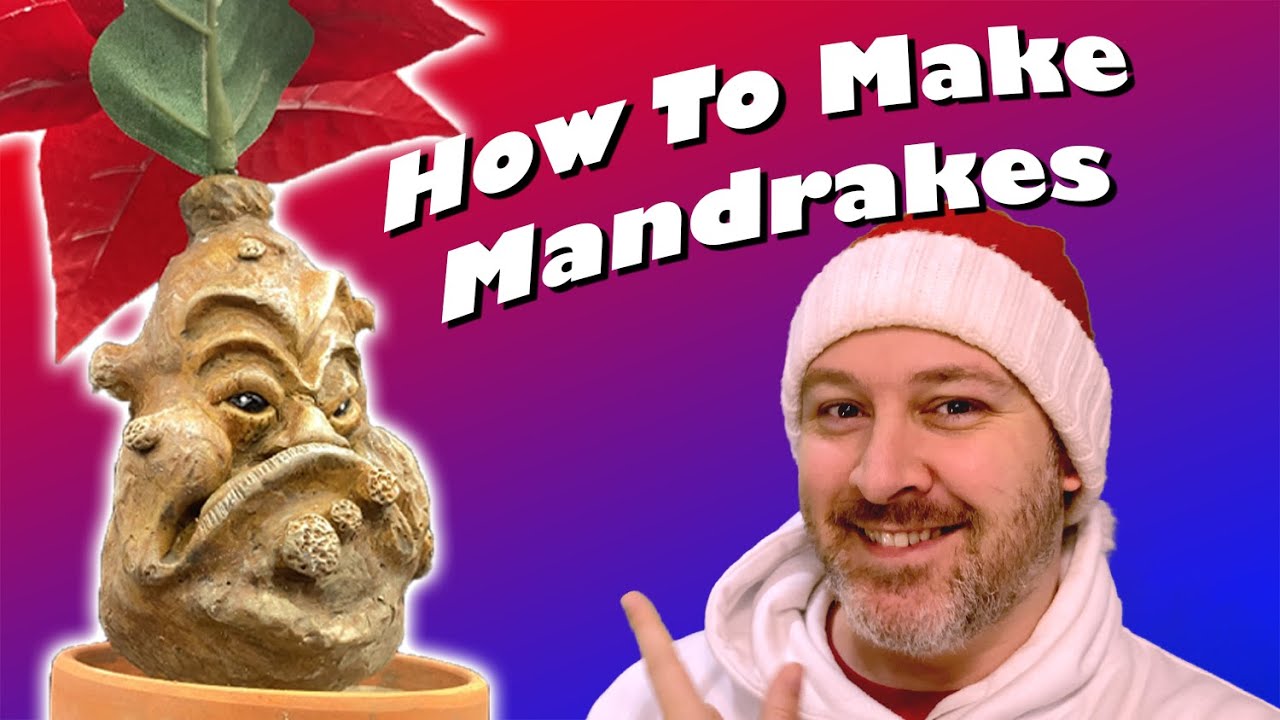 How to make a mandrake from Harry Potter - YouTube