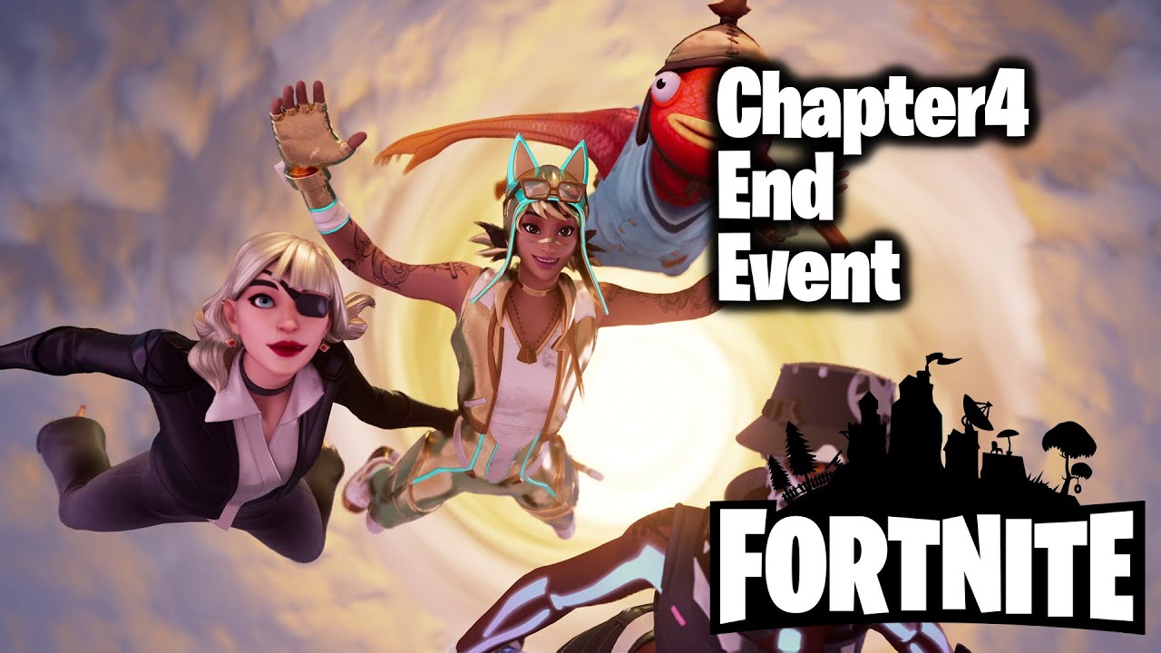 Fortnite Chapter 4 End Event - no voiceover (UHD) - YouTube