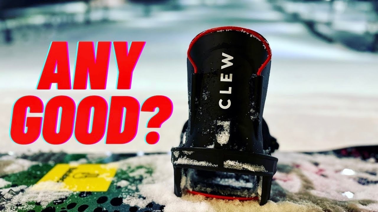 CLEW Snowboard Bindings : First Impressions - YouTube