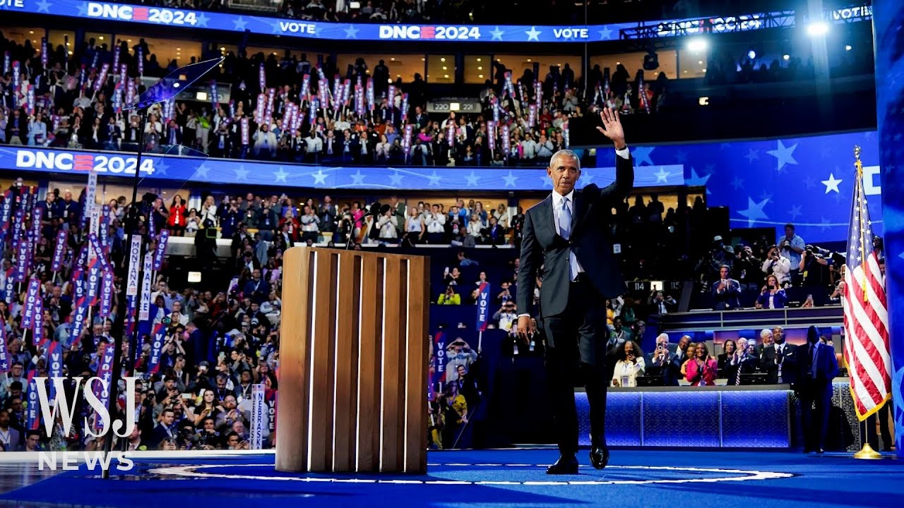 Obamas Make Their Case to Elect Harris: DNC Analysis Night 2 | WSJ News ...