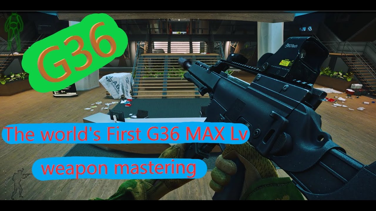 【Escape from tarkov】The world's First G36 MAX Lv weapon mastering - YouTube