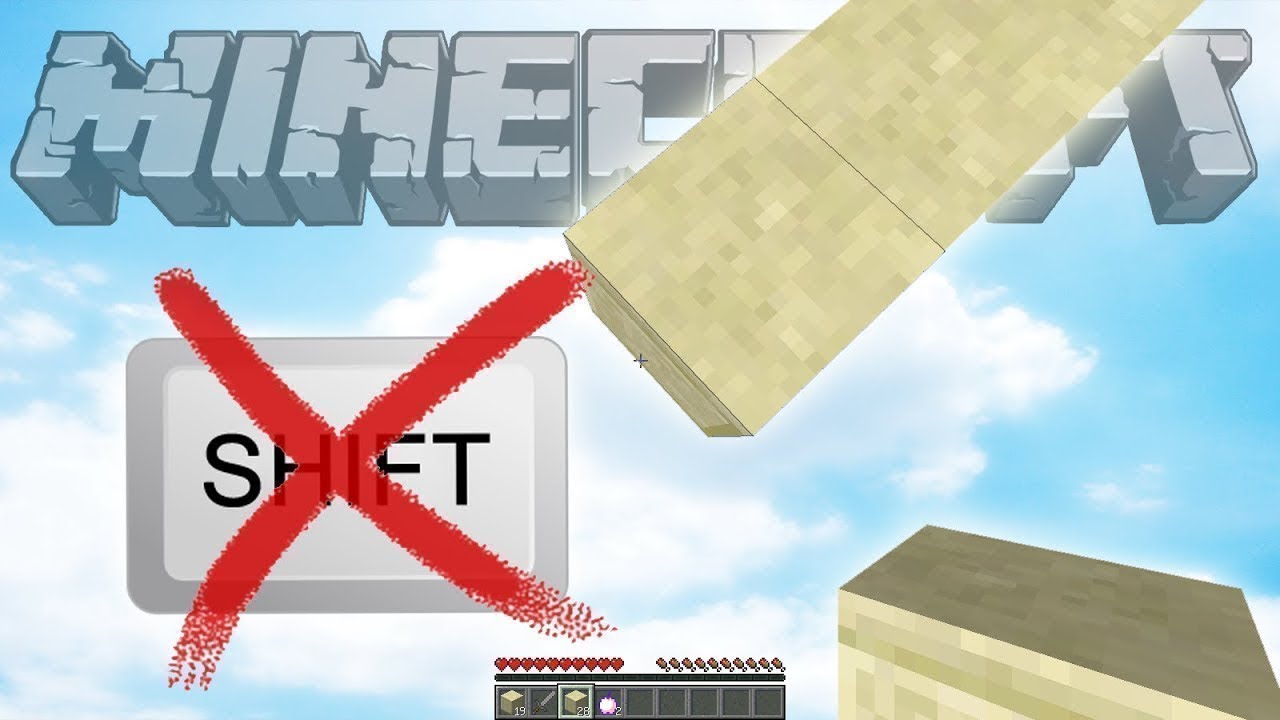 MoonWalk, Breezly Bridge on Minecraft. No shift ! - YouTube
