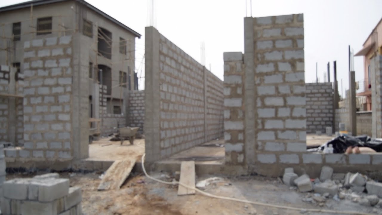 Its time to Lay the Blocks|Lets Take a Tour of this 4Bedroom Duplex we ...