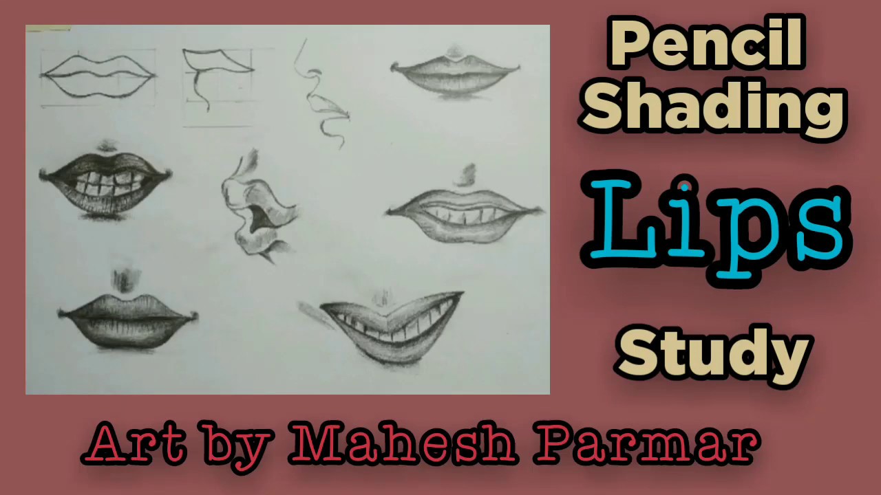 How to Draw a Different Shapes of Lips - YouTube