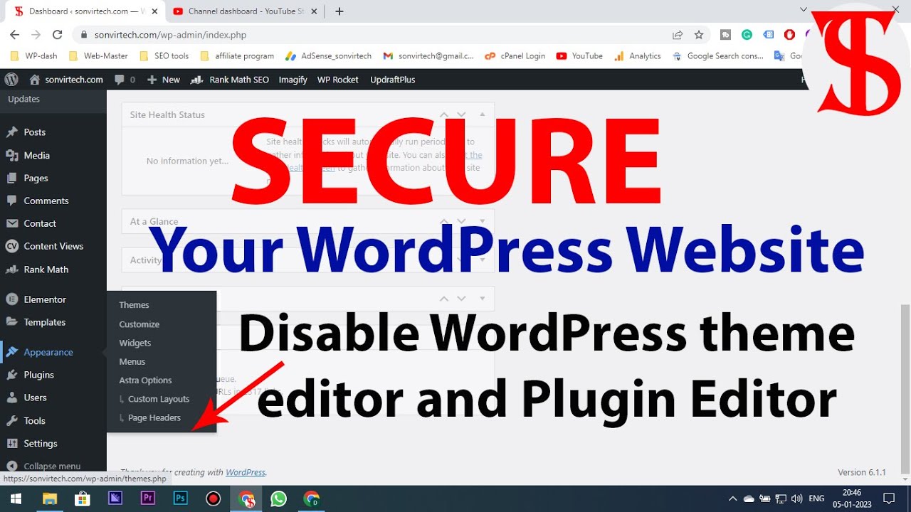 How To Disable Theme Editor In WordPress Secure Your Wordpress How To Disable Theme Editor In WordPress Secure Your Wordpress
