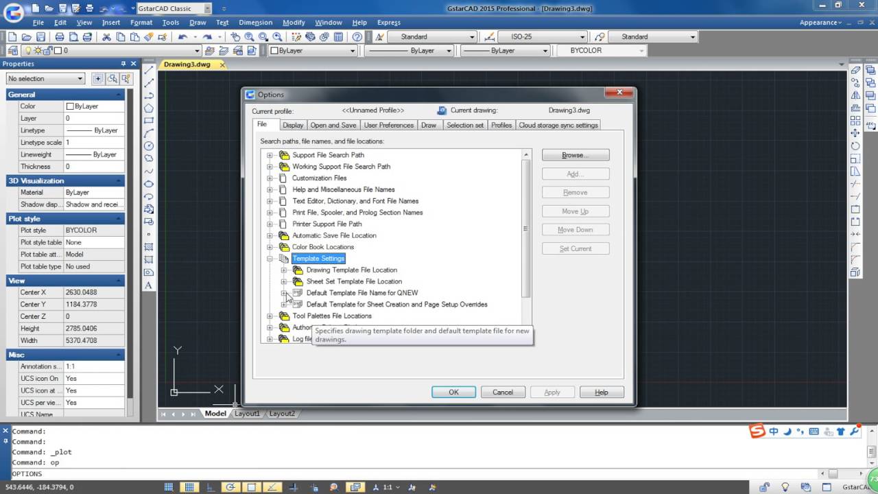 how to set default dwt files - YouTube