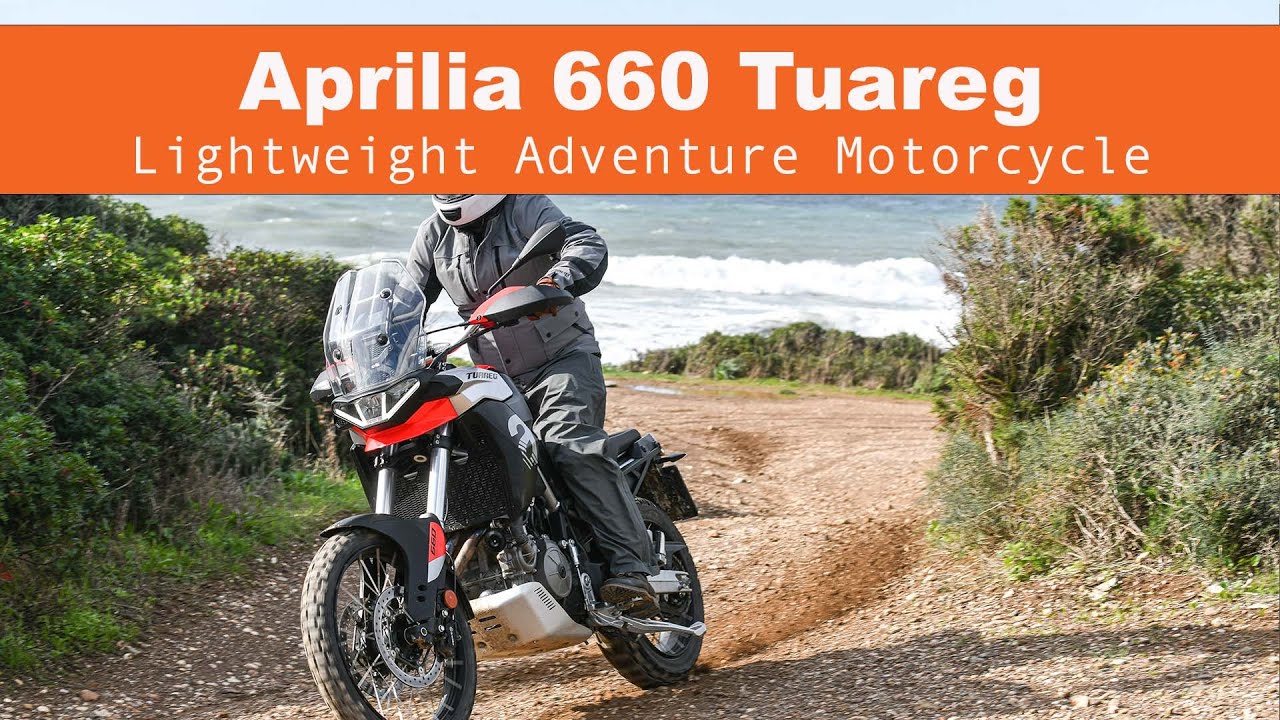 Aprilia 660 Tuareg Lightweight Adventure Motorcycle Review - YouTube