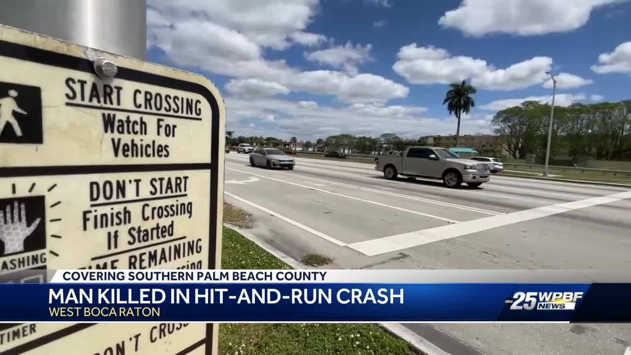 Officials searching for hit-and-run driver in Boca Raton - YouTube
