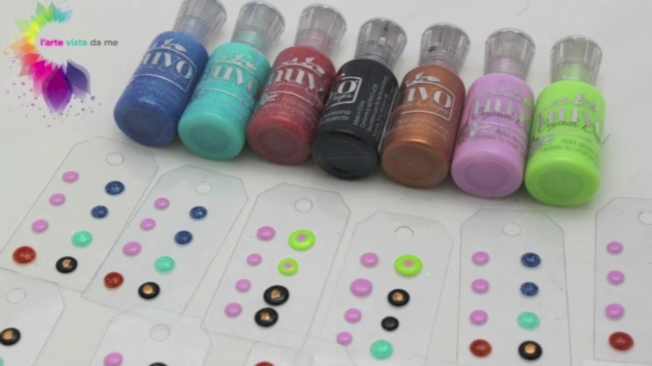 Enamel dots DIY - Scrapbooking Tutorial- Homemade Enamel Dots - Nuvo ...