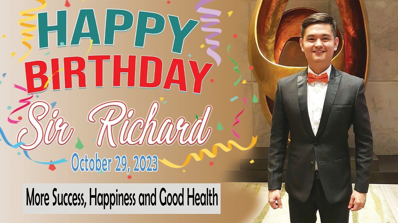 4OTH BIRTHDAY CELEBRATION VIDEO OF ENGR. RICHARD PATRICK M. LEGASPI ...