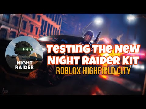Testing The New Night Raider Kit | Roblox Highfield City - YouTube