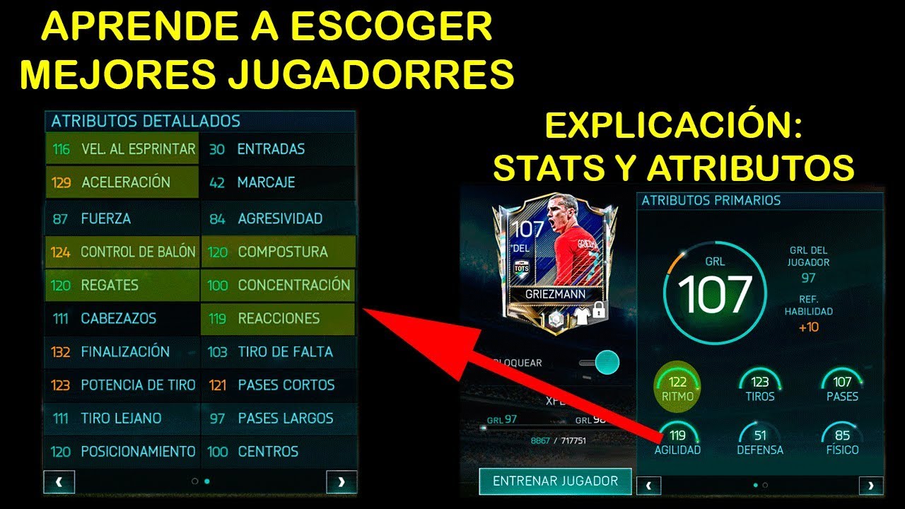 Stats y atributos explicados: cómo escoger mejor tus jugadores | Fifa ...