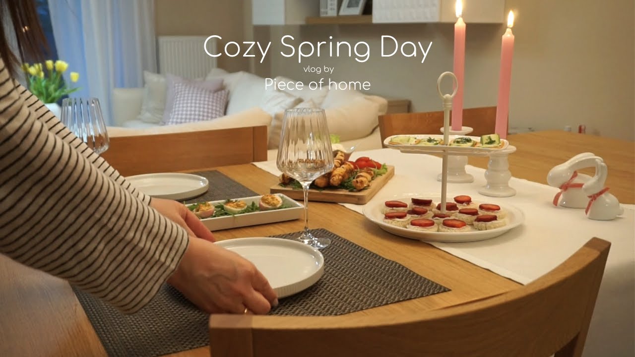 Cozy Spring Day | Easy Wine Appetizers | Sunday Vlog | slow living ...