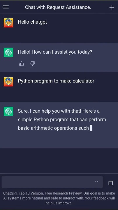 use chatgpt to write python code #chatgpt #python3 - YouTube
