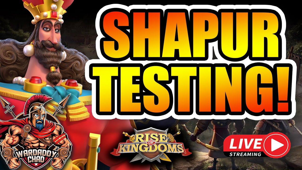 Shapur Testing: New Archer Rally is Here! - Rise of Kingdoms - YouTube