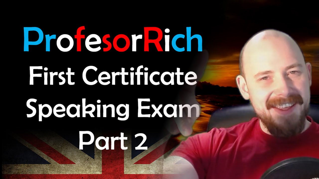How to Pass the First Certificate (FCE) - Speaking Exam Part 2 - YouTube
