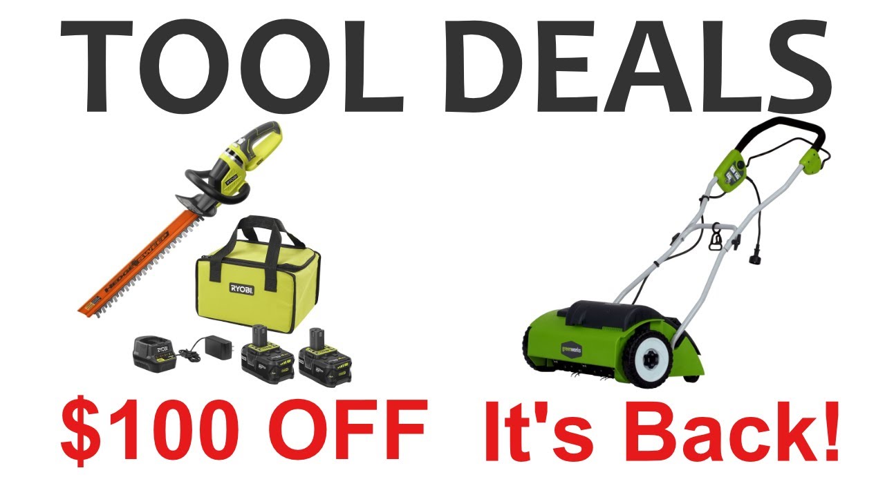 Tool Deals of the Day SAT June 27, 2020 | Greenworks and Ryobi Deals ...