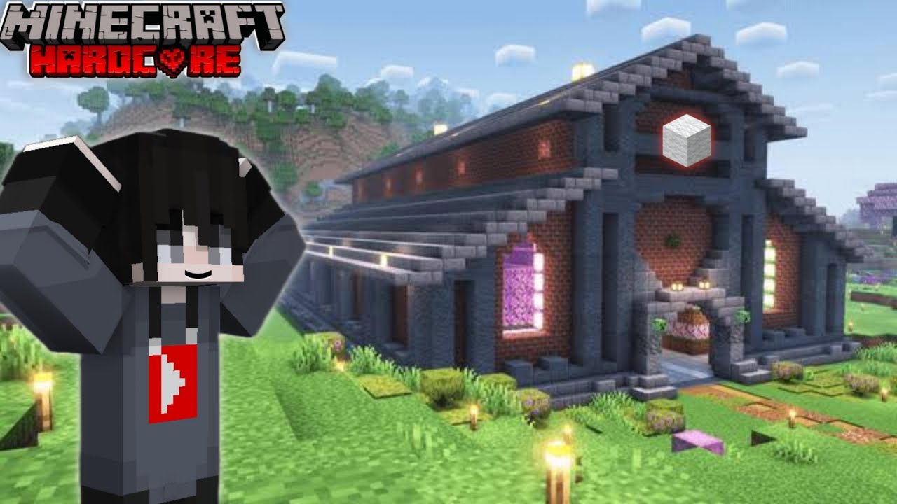 I build a GIANT WOOL FACTORY IN MINECRAFT HARDCORE PE 🤩 - YouTube