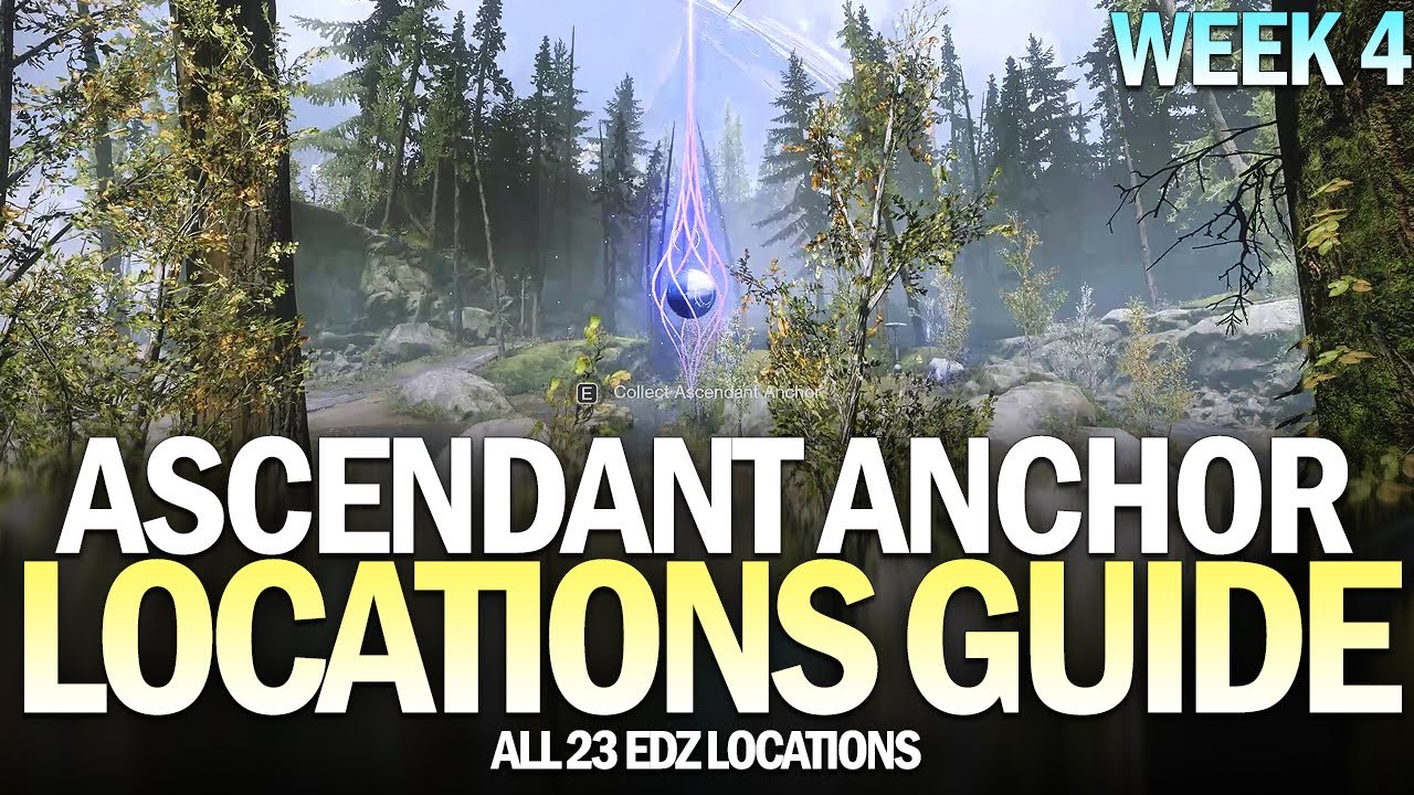 All 23 EDZ Ascendant Anchor Locations Guide / Patrol Locations (Week 4) [Destiny 2] - YouTube