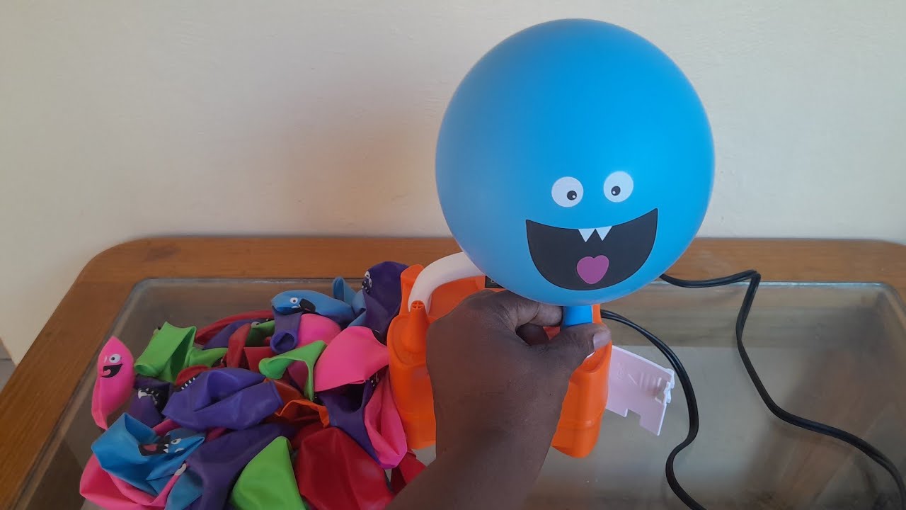 Blowing emoji balloons: Inflate or Deflate? - YouTube