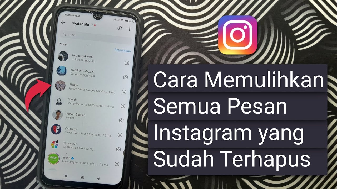 Cara Memulihkan Semua Pesan DM Instagram yang Terhapus - YouTube