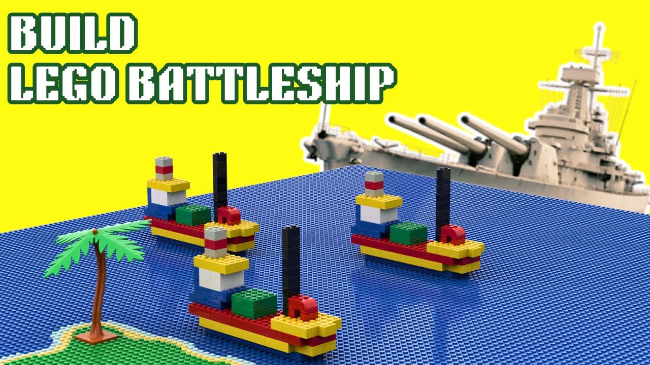 ⚓ How to Build an Easy LEGO BRICK WW2 Battleship! | Simple MOC Tutorial ...