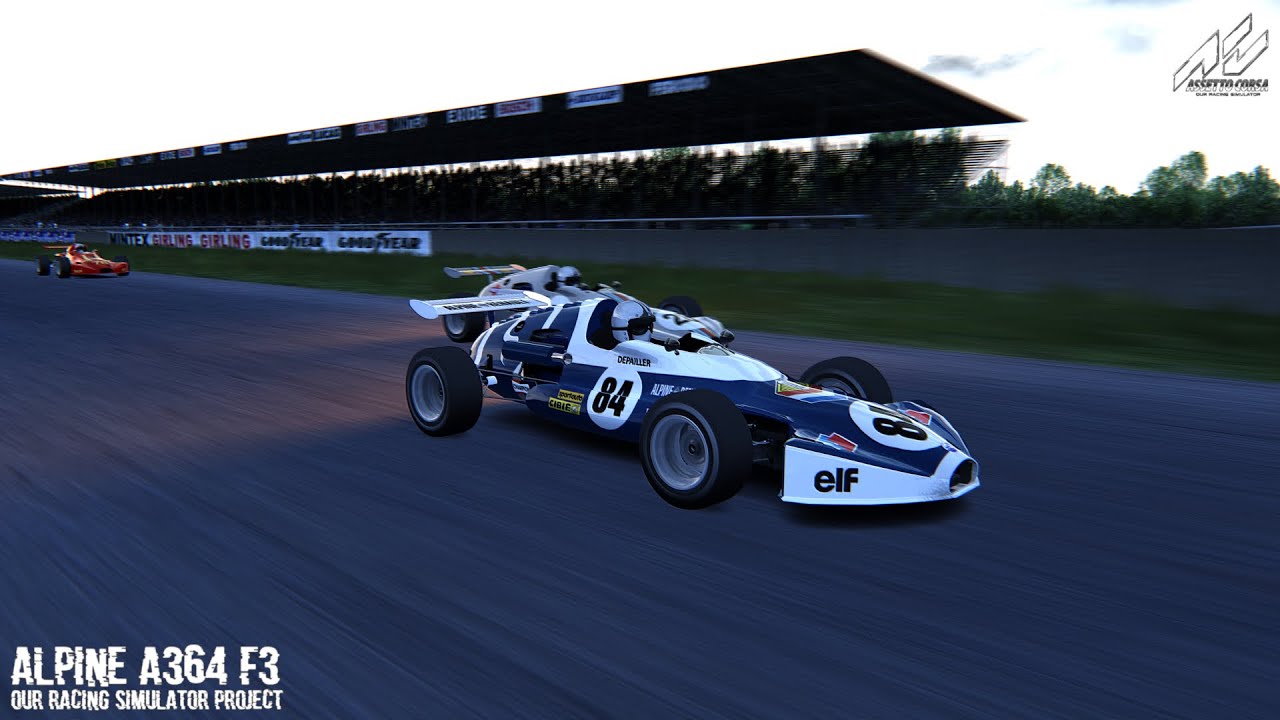 Alpine A364 F3 (1972) | Alpine Silverstoner | Our Racing Simulator ...