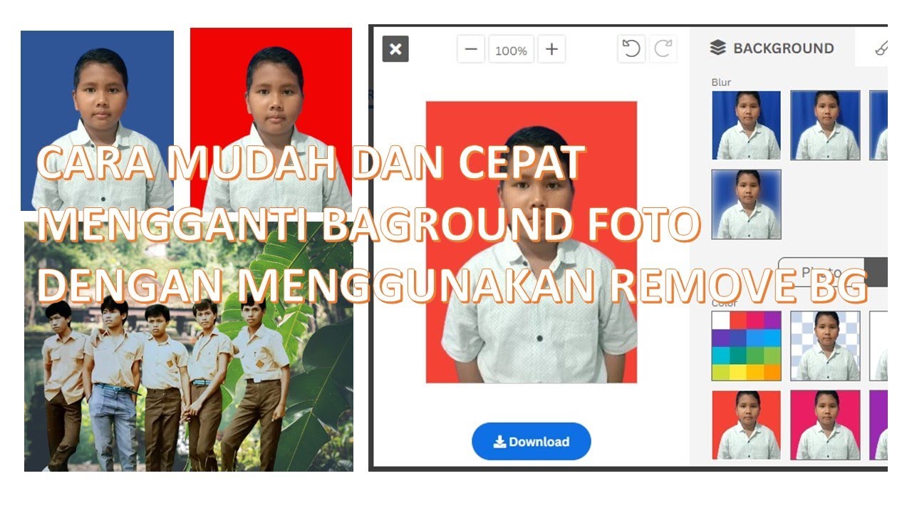 CARA MUDAH DAN CEPAT MENGHAPUS BACKGROUND FOTO DENGAN REMOVE BG - YouTube