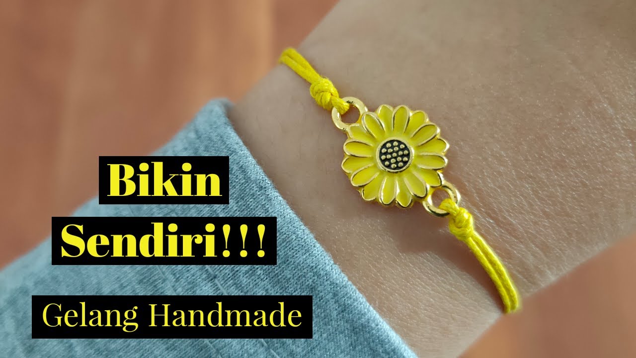 Bikin Sendiri! Gelang Handmade | Sunflower Bracelet | DIY Bracelet ...