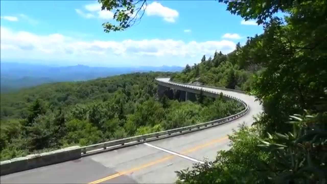 Linn Cove Viaduct, Blue Ridge Parkway - YouTube