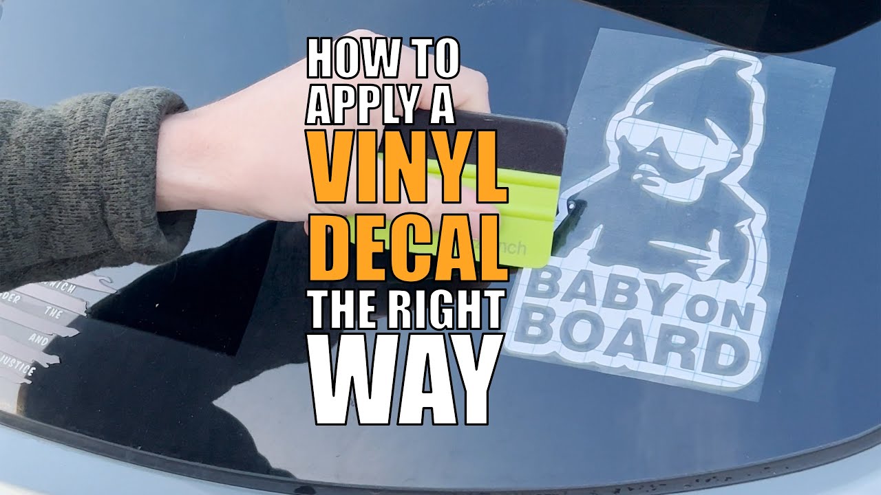 The CORRECT WAY to Install Vinyl Decals on Your Car - Get a PERFECT ...