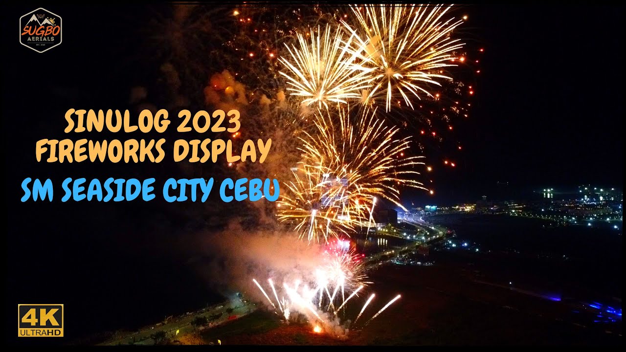 WOW AMAZING SINULOG 2023 FIREWORKS DISPLAY at SM SEASIDE CITY CEBU😍🎆🎇 ...