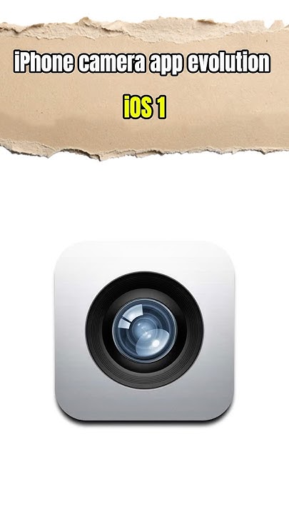 iOS Camera Icon Evolution #iphone #iphonecamera - YouTube