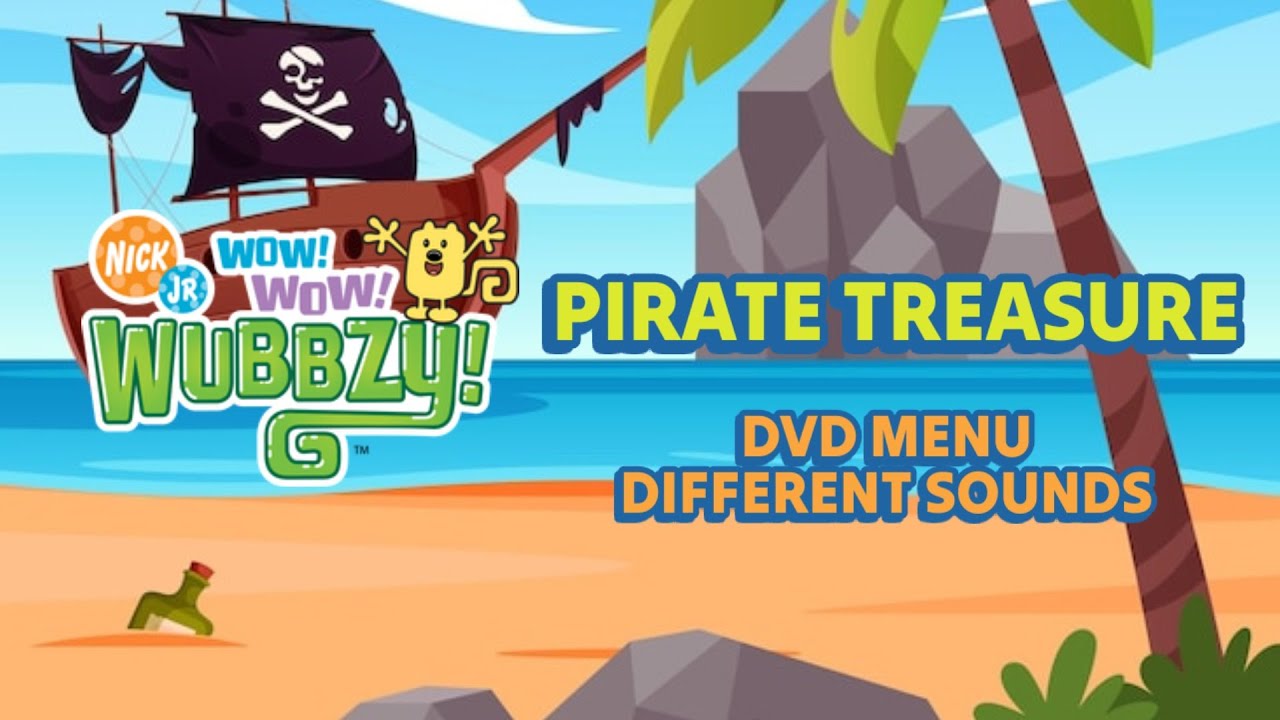 Wow Wow Wubbzy! Pirate Treasure DVD Menu Different Sounds - YouTube