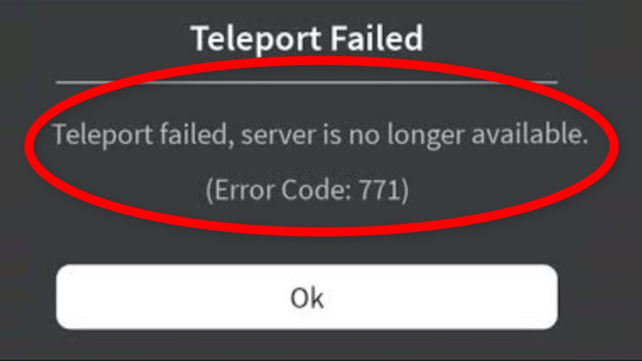 How To Fix Roblox - Teleport Failed , Server Is No Longer Available ...