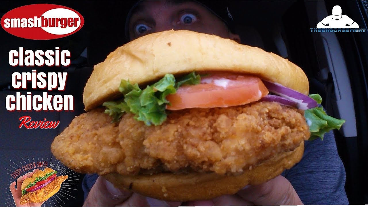 Smashburger® Crispy Chicken Sandwich Review! 🍔🐔🍅 - YouTube