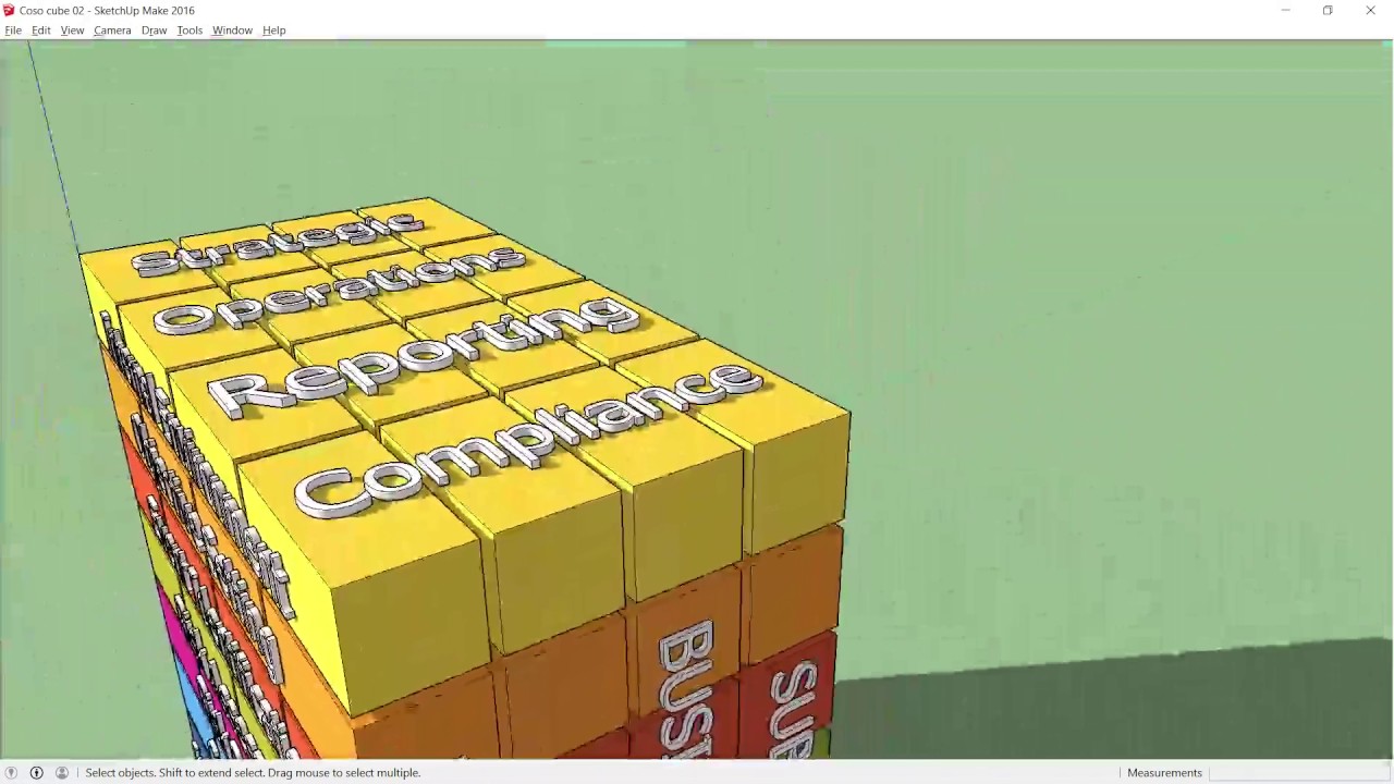 COSO cube demonstration - YouTube