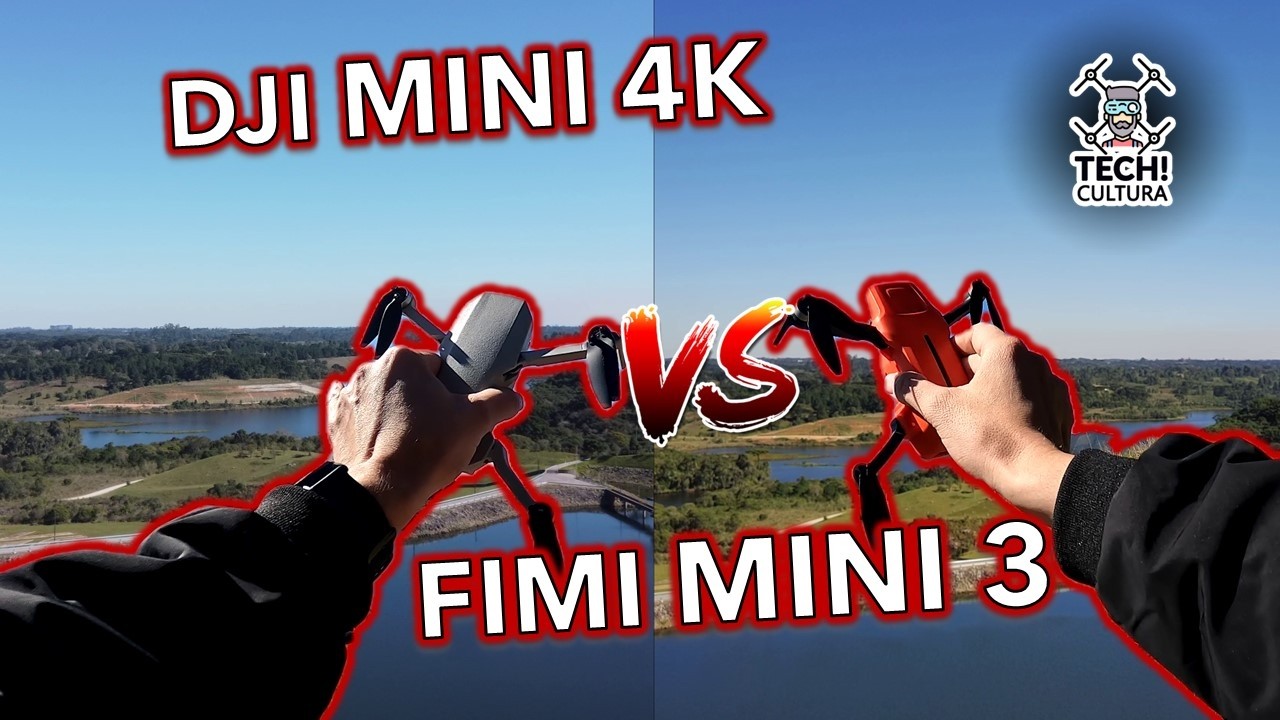 Fimi Mini 3 vs DJI Mini 4k comparativo imagens, sinal e modos ...
