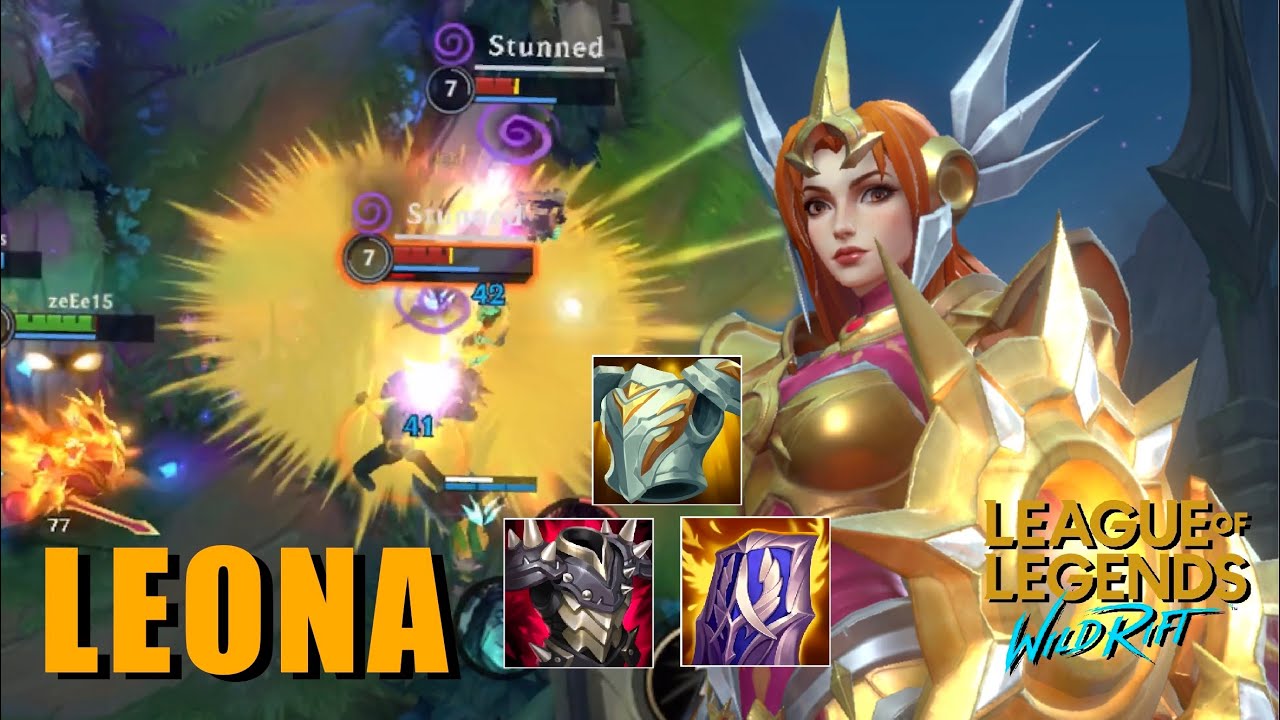 LEONA STUN AND EMOTE SPAMMING! ENEMY GOT TILTED!? | WILD RIFT - YouTube