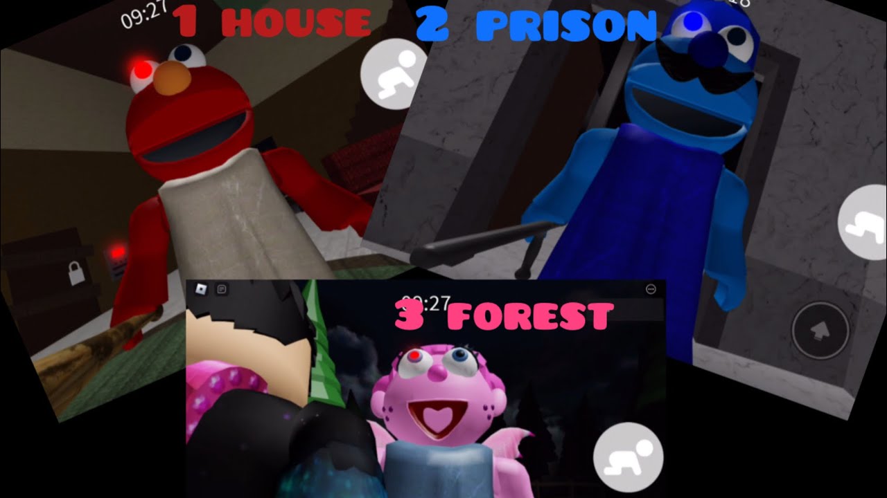 Puppet chapter 1-3 jumpscares (house prison and forest) - YouTube