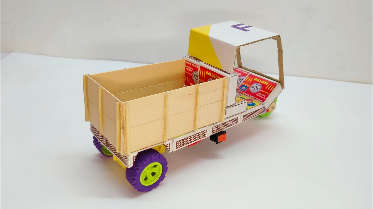 How To Make A Tuk Tuk Loading Rickshaw || Diy Matchbox Tuk Tuk Rickshaw ...