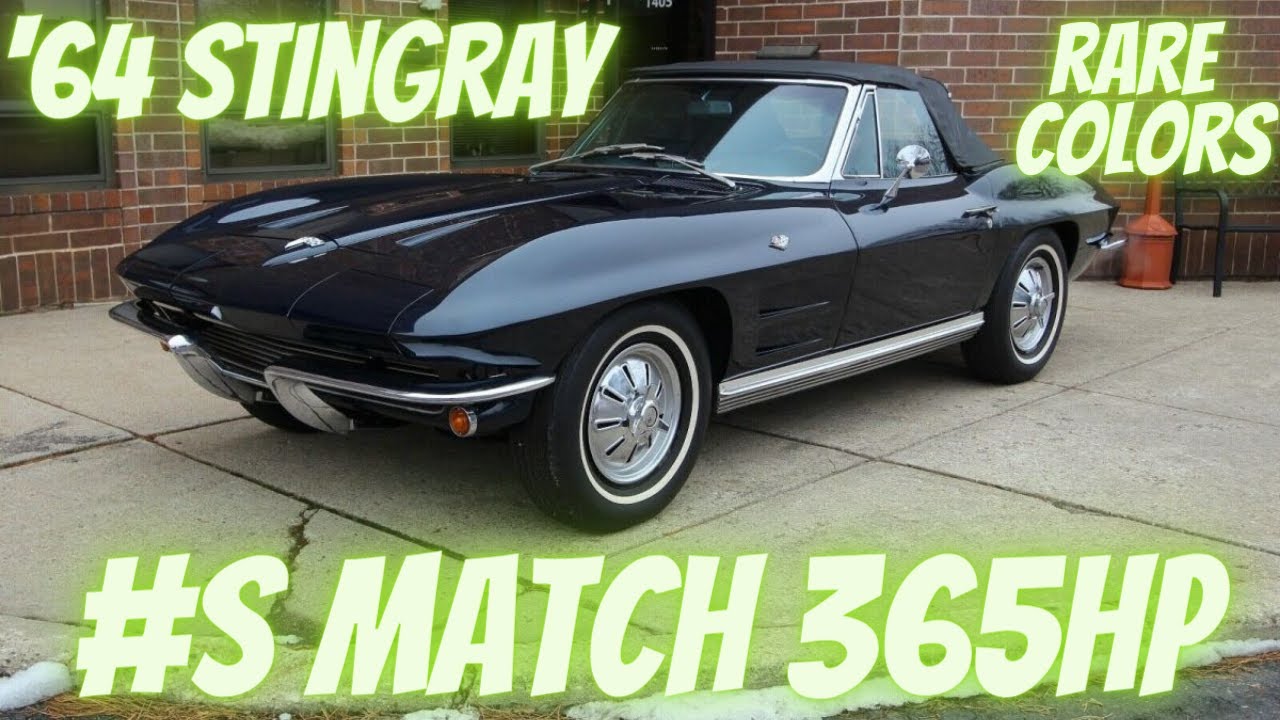 1964 Corvette Color Chart