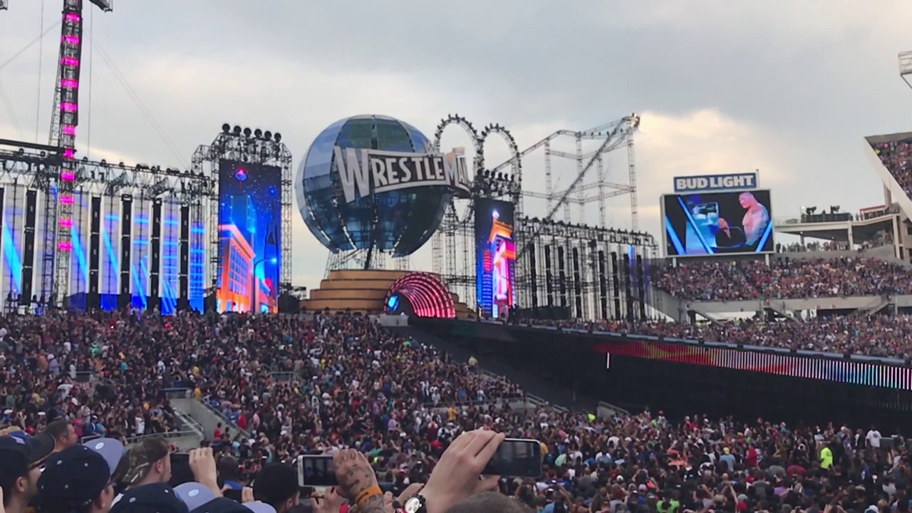 WRESTLEMANIA 33 INTRO OPENING LIVE - YouTube