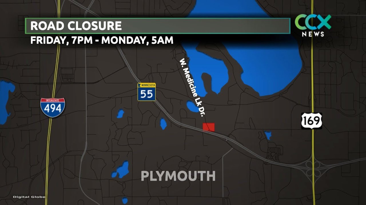 Plymouth Drivers Expect Detours Around Hwy 55 - YouTube